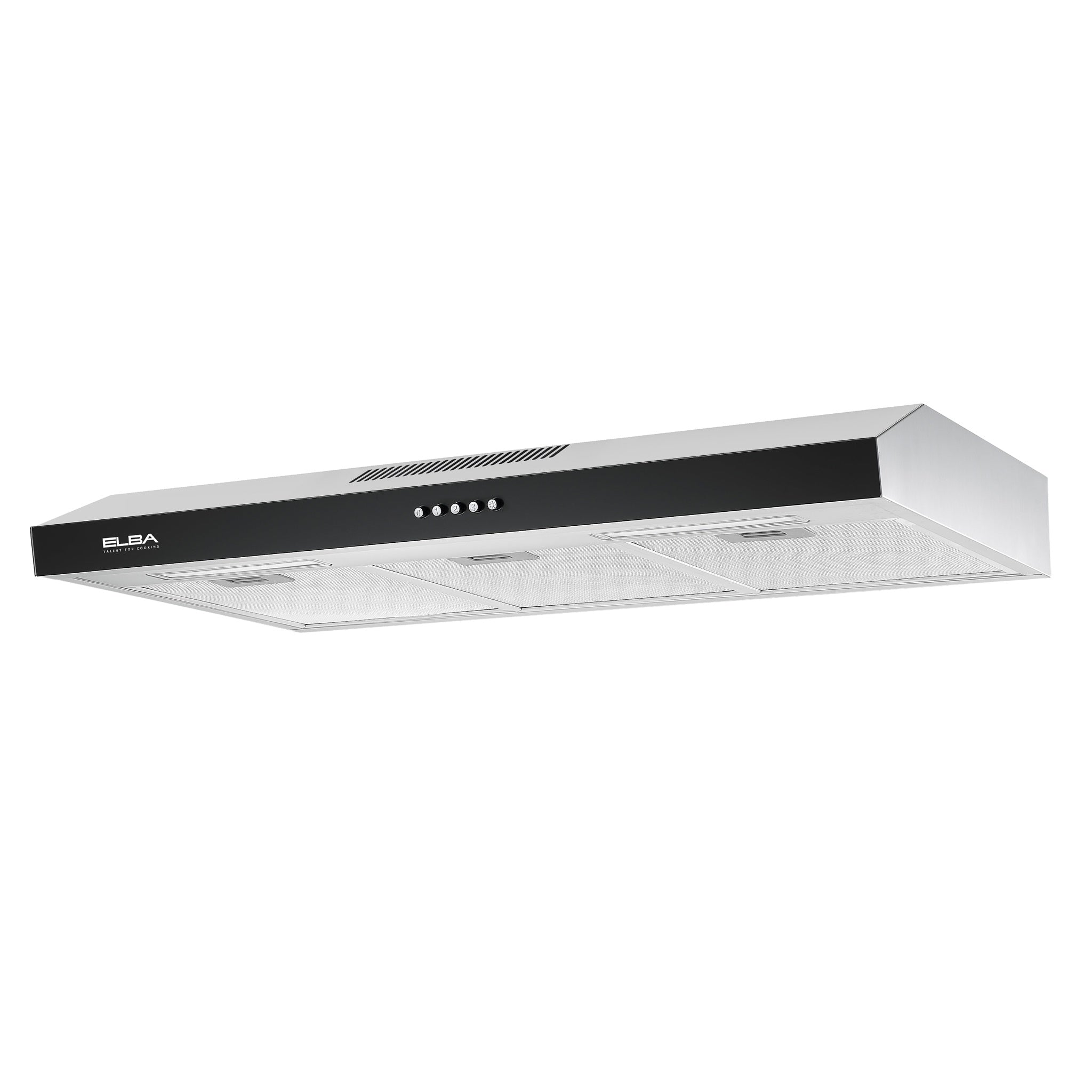 ABH 902 BGX ELBA 90CM SS W/ BLK SLIM TYPE HOOD