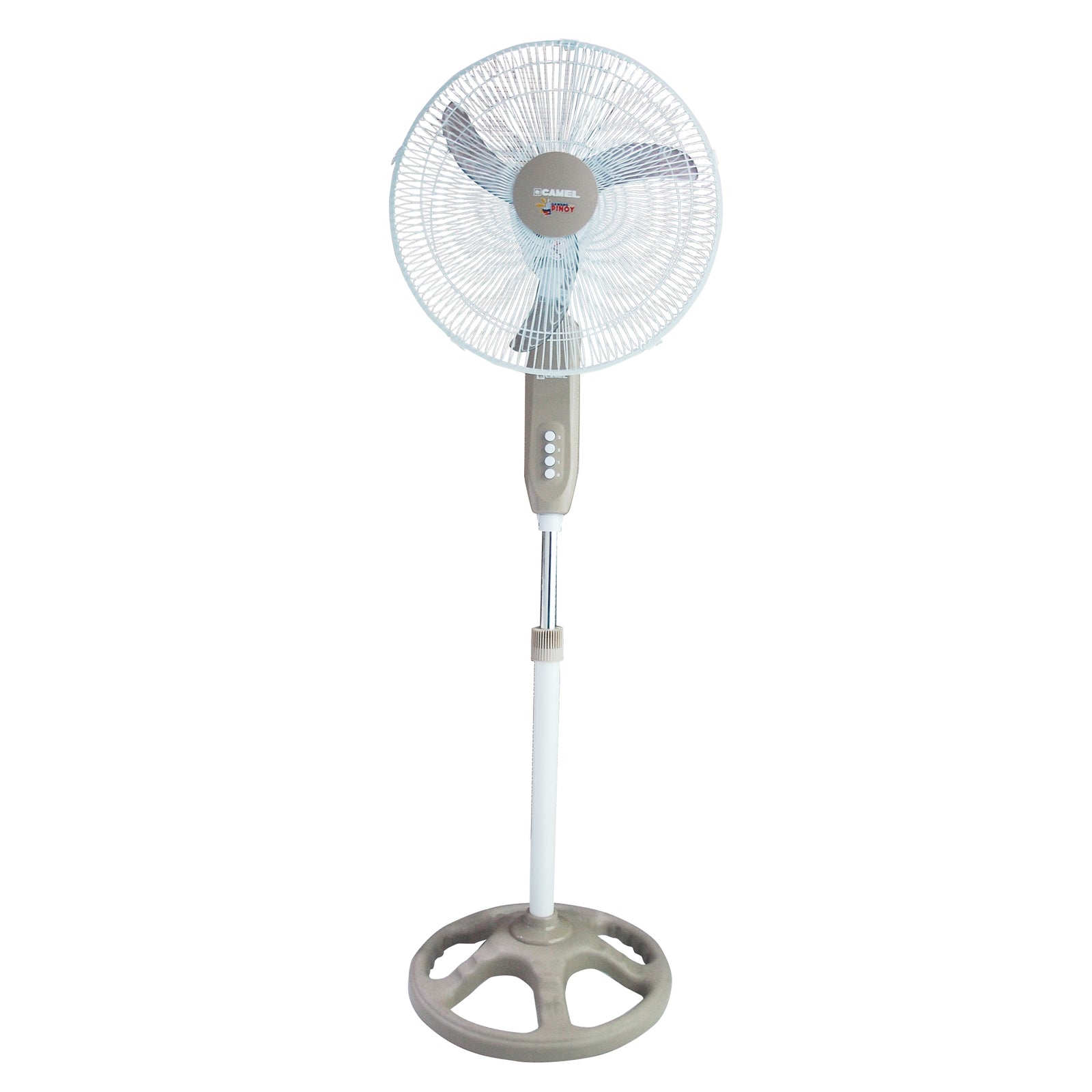 CSF-1618 CAMEL STAND FAN 16" WHITE/KHAKI